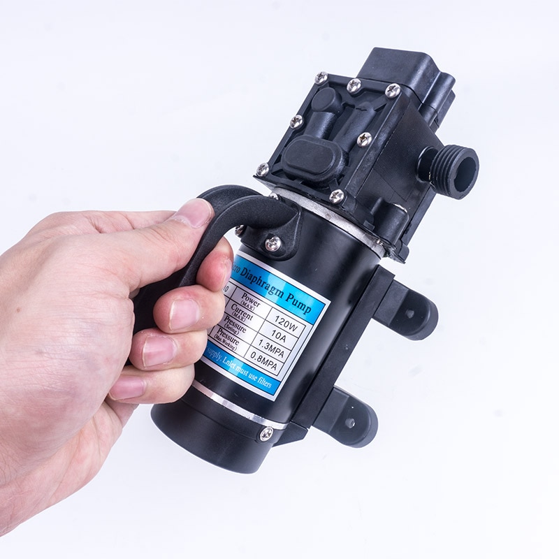 DC 12V 120W 130PSI 10L/Min Mini Water High Pressur... – Grandado