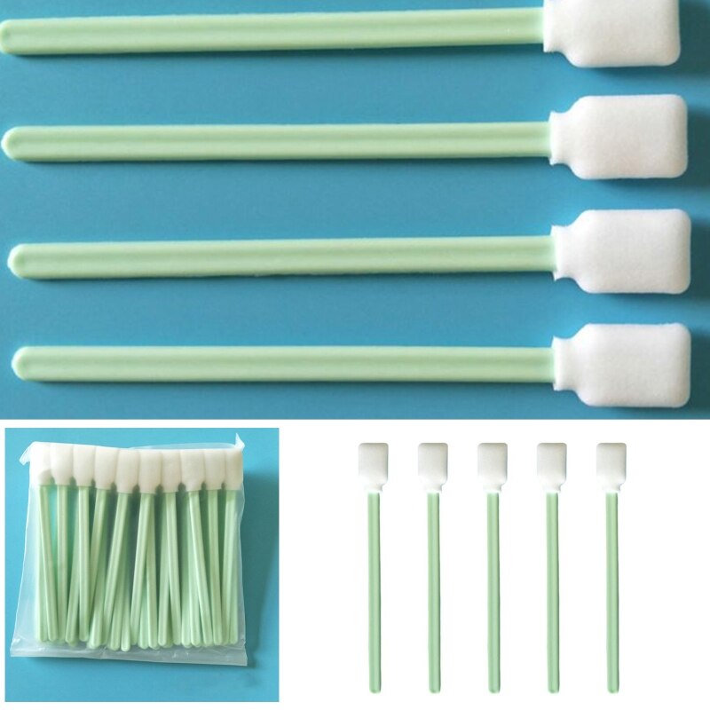 50Pcs Square Rectangle Sponge Tip Foam Swab Green ... – Grandado