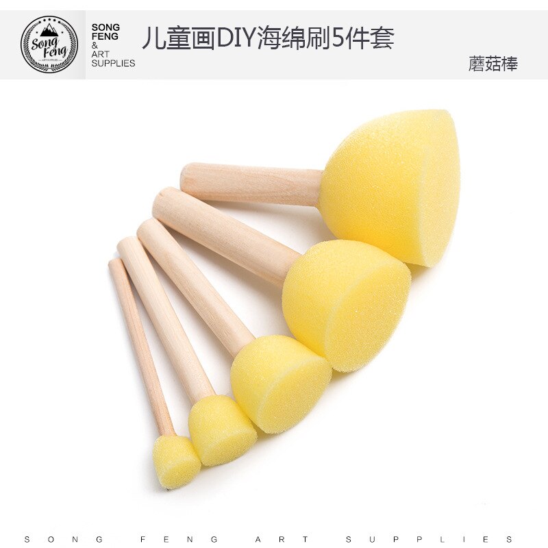 Children's Art Material Round Brush Graffiti Tool ... – Vicedeal