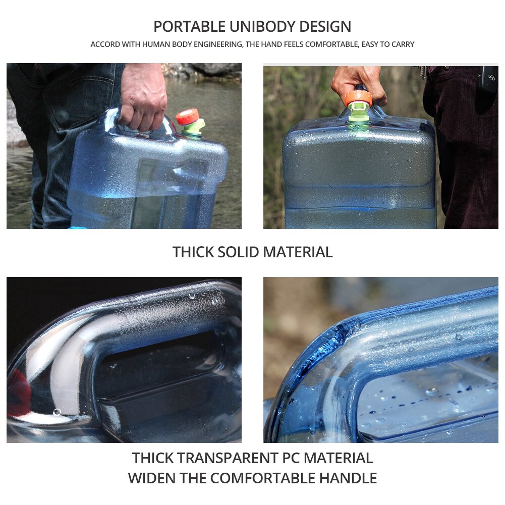 5L Water Tank Car Bucket Food Grade Car Water Cont... – Grandado