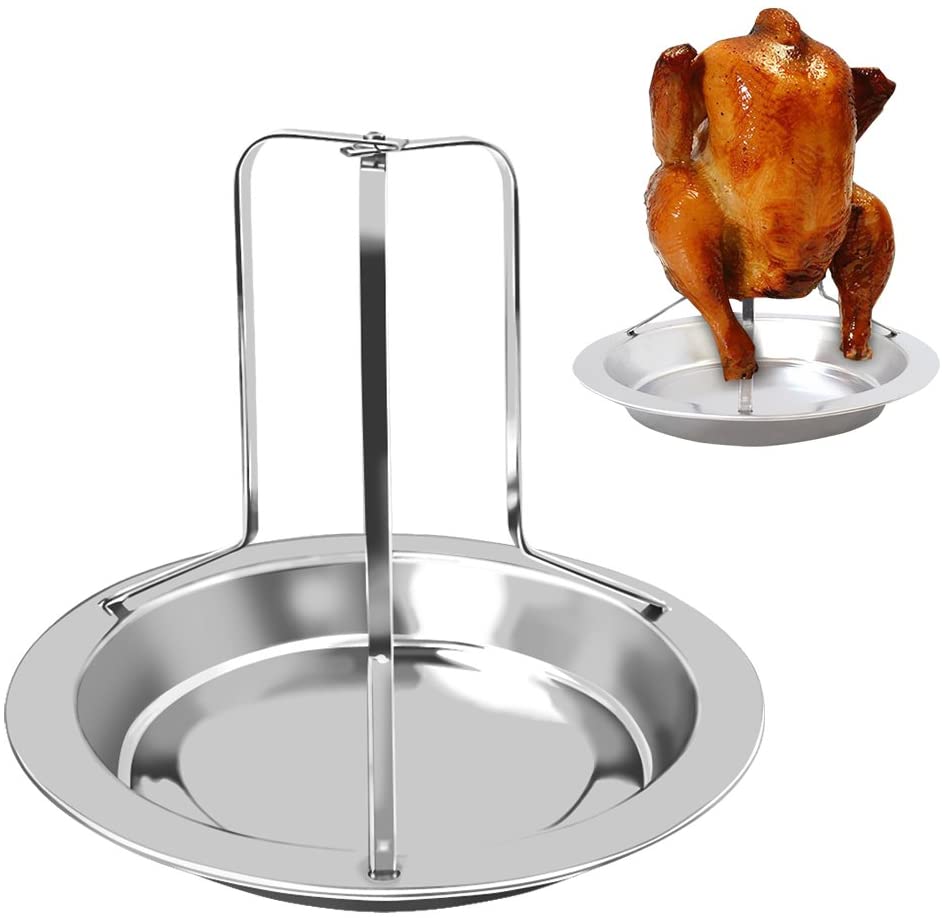 Folding Stainless Steel Vertical Roaster Chicken H... – Grandado