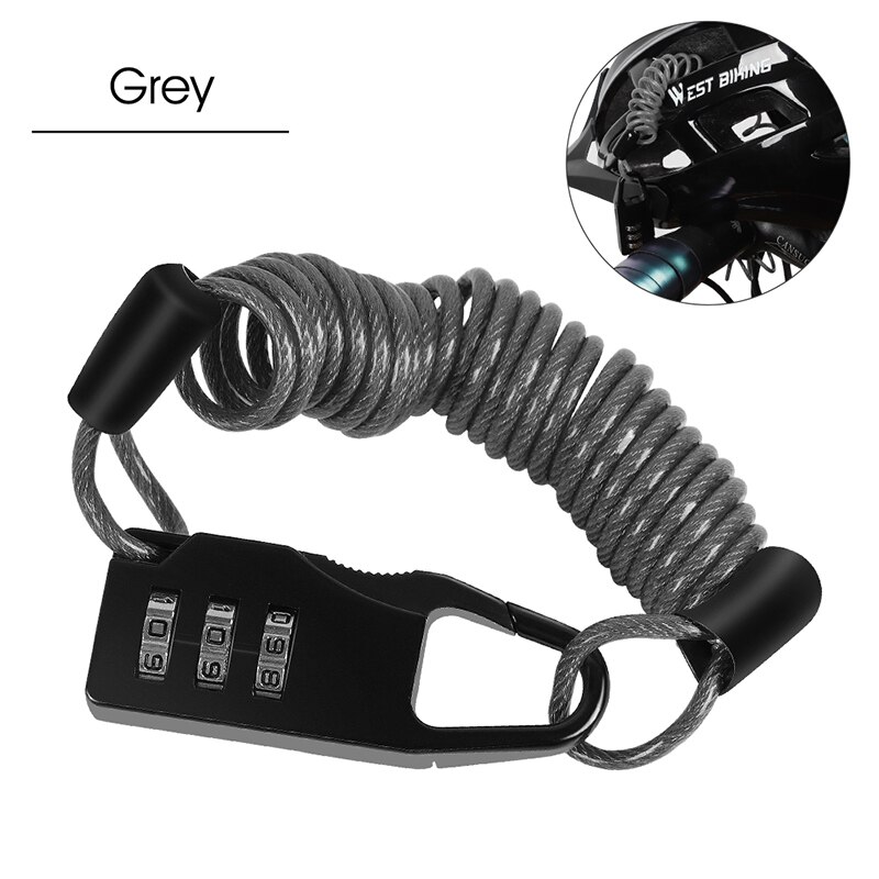 West Fietsen Fiets Lock Anti-Diefstal Mini Helm Sl... – Grandado