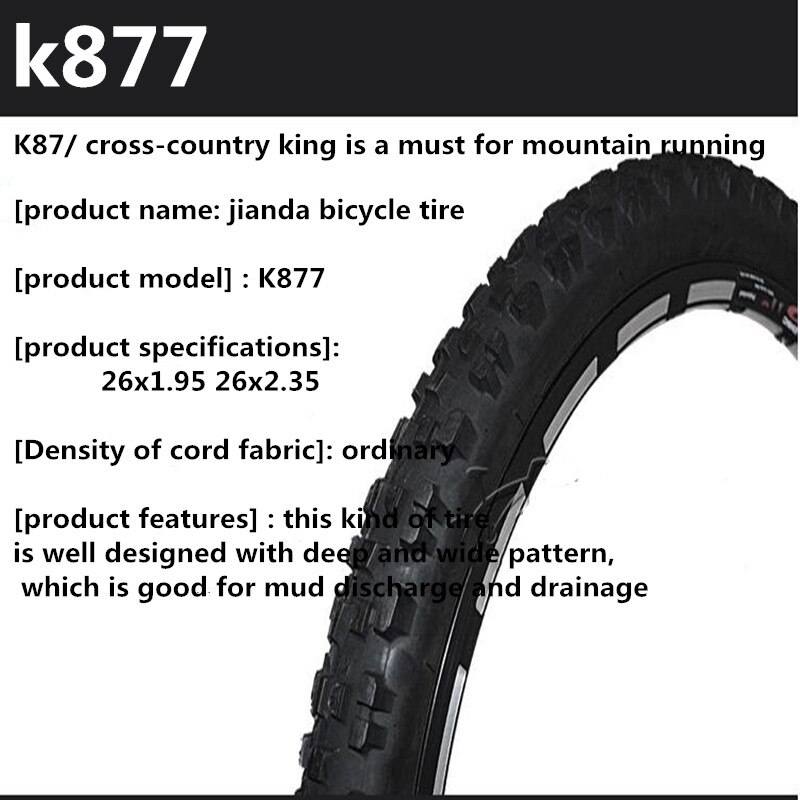KENDA bicycle outer tire 24 26 inch mountain bike ... – Vicedeal