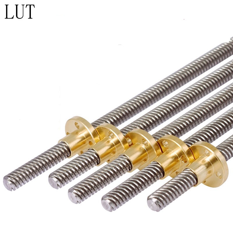 T8 blyskruer od 8mm pitch 2mm bly 2mm 150mm 200mm... – Grandado
