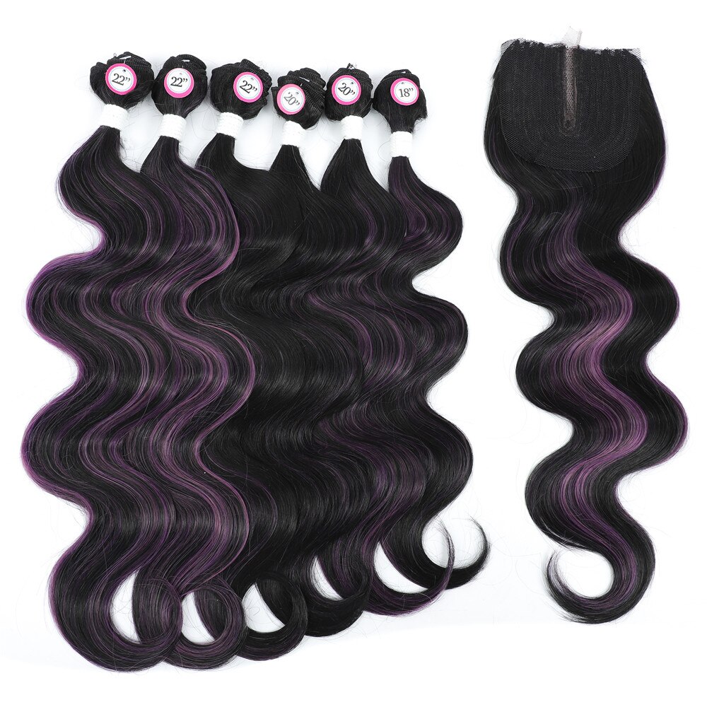 X-TRESS Body Wave Hair Bundles Synthetic Weaving W... – Vicedeal