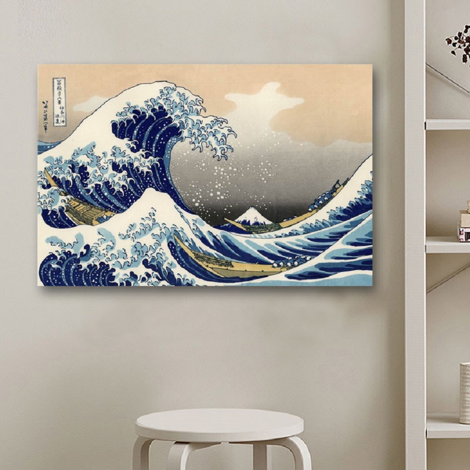 Great Wave of Kanagawa Katsushika Hokusai Giclee C... – Grandado