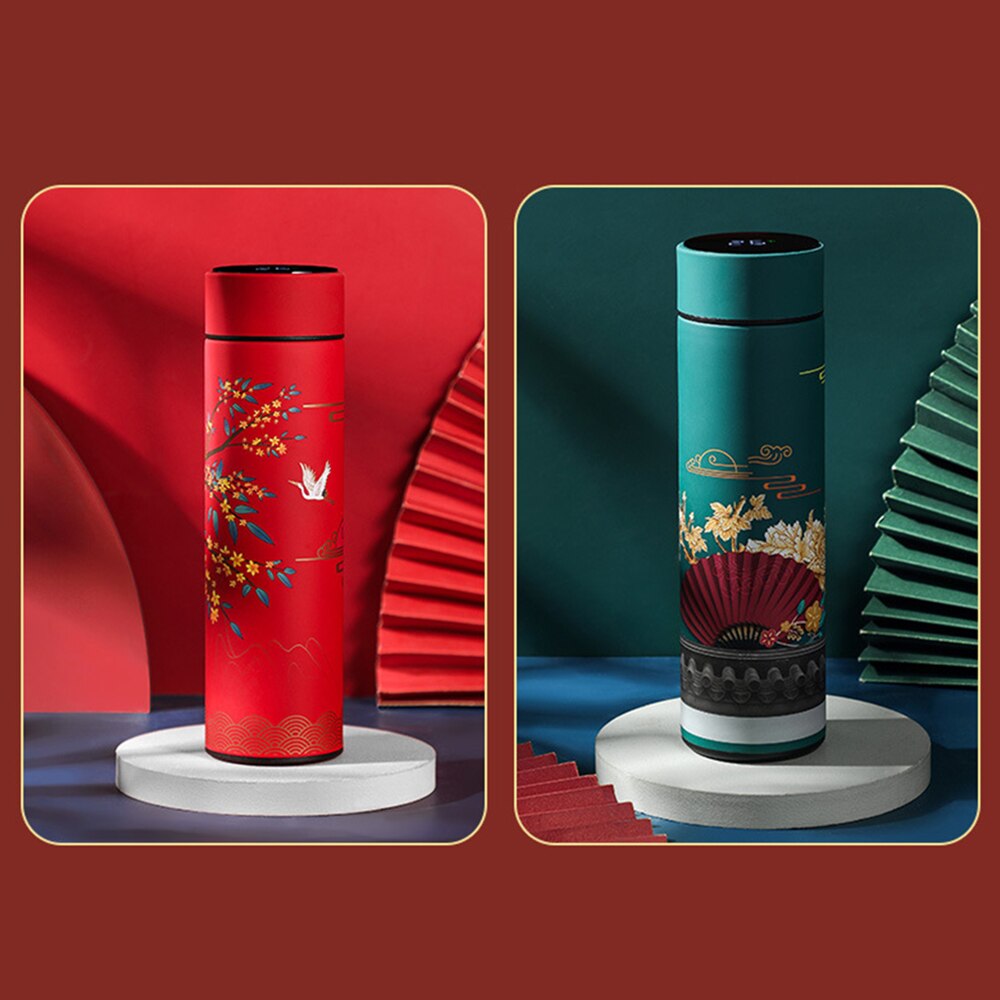 Chinese Style Thermo Bottle Cup Smart Temperature ... – Grandado