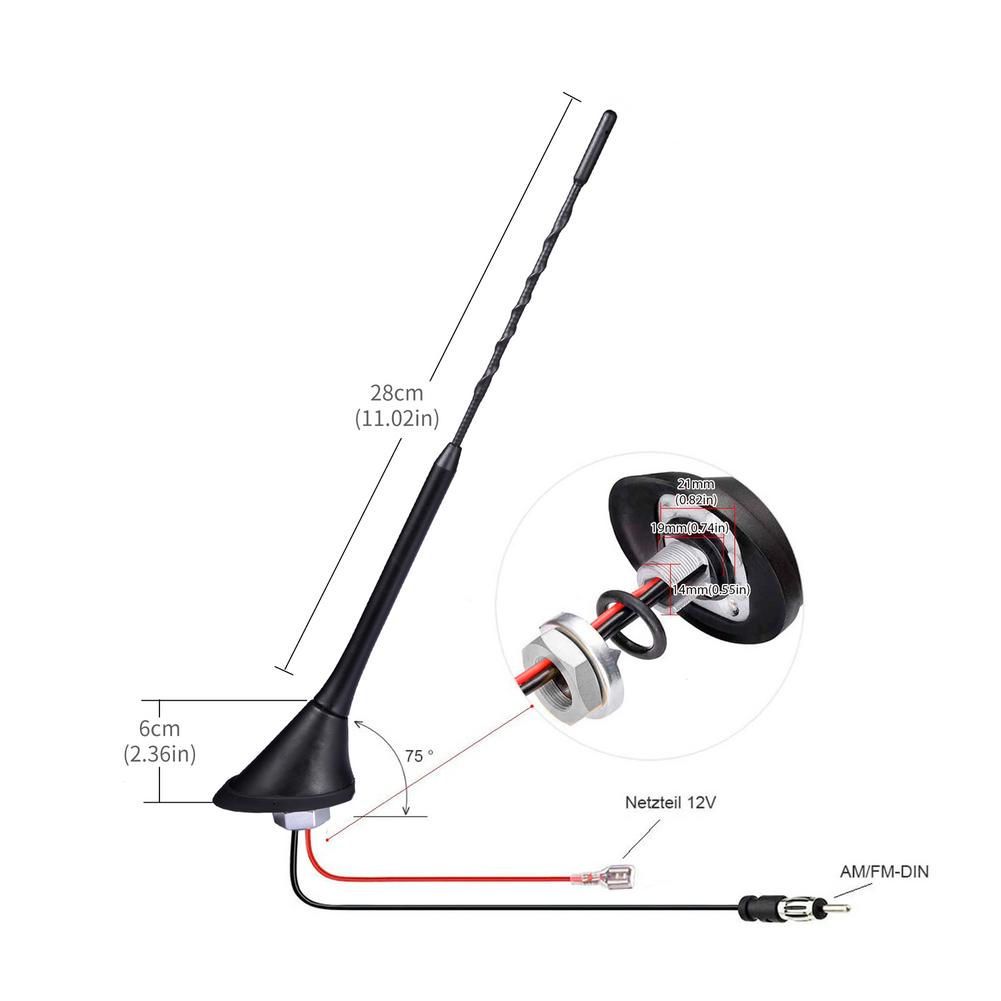 5M Auto Antenne Universele Amplified Auto Radio An... – Vicedeal