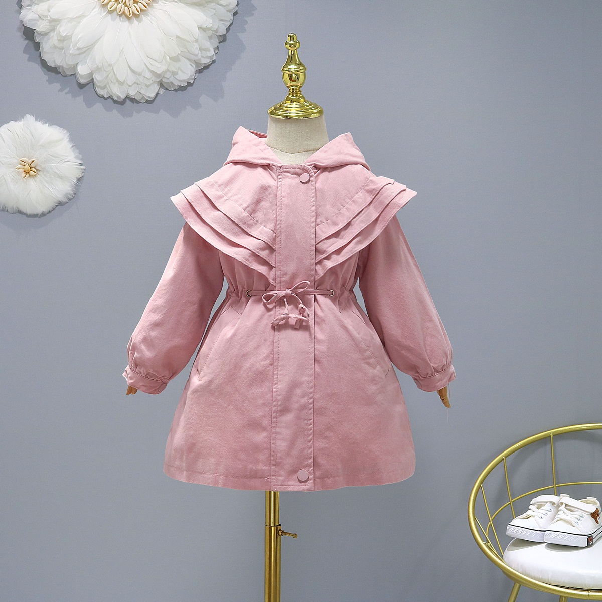 Girls Trench Kids Clothes Casual Hoodie Costume Sp... – Grandado