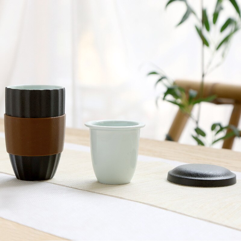 Ceramic Mug Porcelain Tea Cup Tea Infuser Home Off... – Grandado