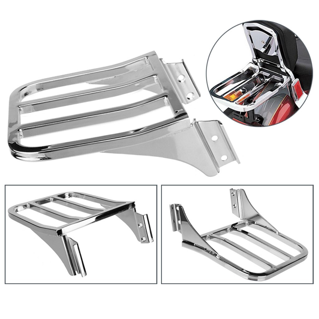 Chrome Motorcycle Trunk Tail Box Luggage Case top ... – Vicedeal