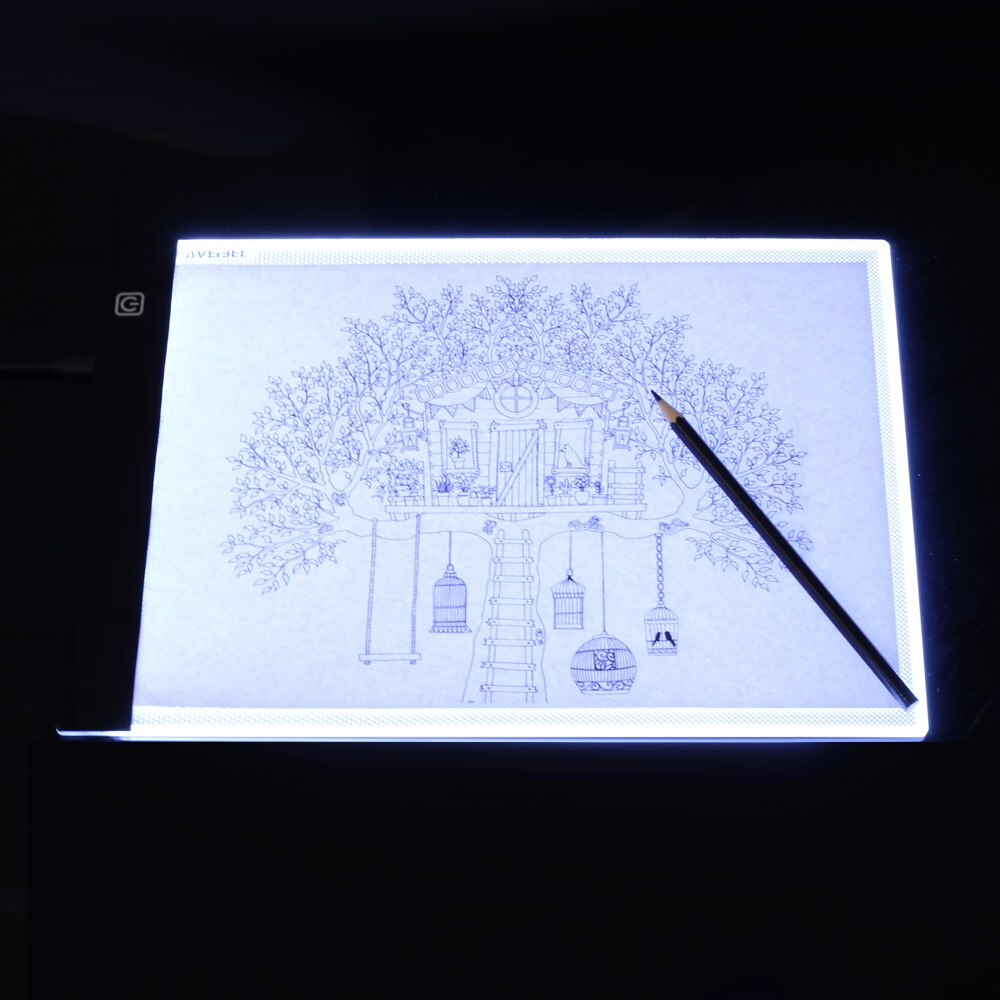 LED Elektronische Whiteboard A4 licht Pad Tekening... – Vicedeal