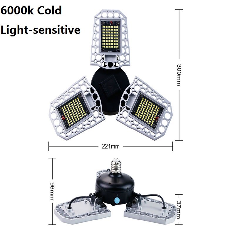 360 grader led garagelampa taklampa ip65 vattentä... – Vicedeal