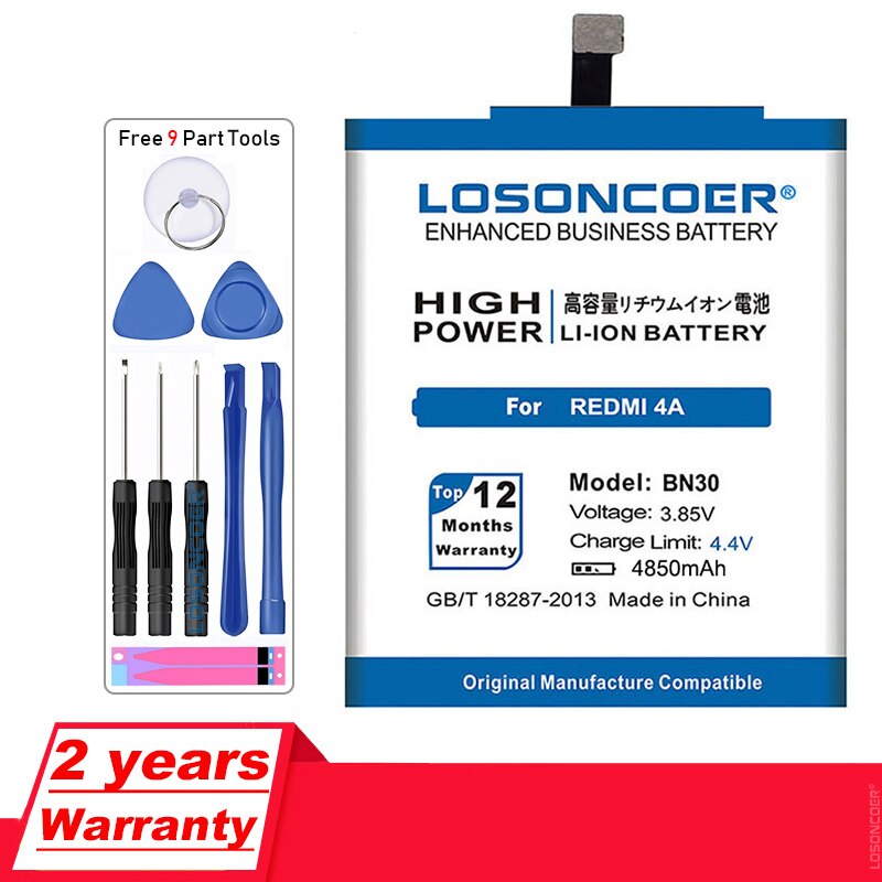LOSONCOER BN30 4850mAh Lithium Polymer Replacement... – Grandado