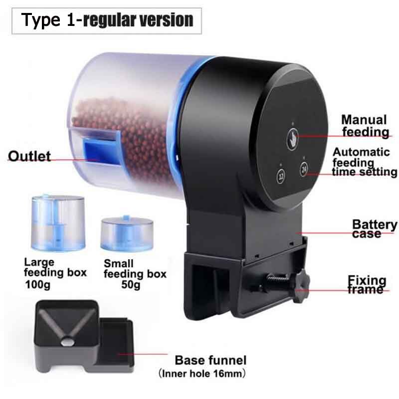 Automatic Smart Fish Feeder Aquarium Fish Tank Fee... – Grandado