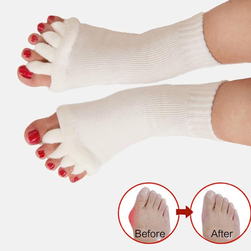 1Pair Five Toe Socks Separators Orthopedic Hallux ... – Vicedeal