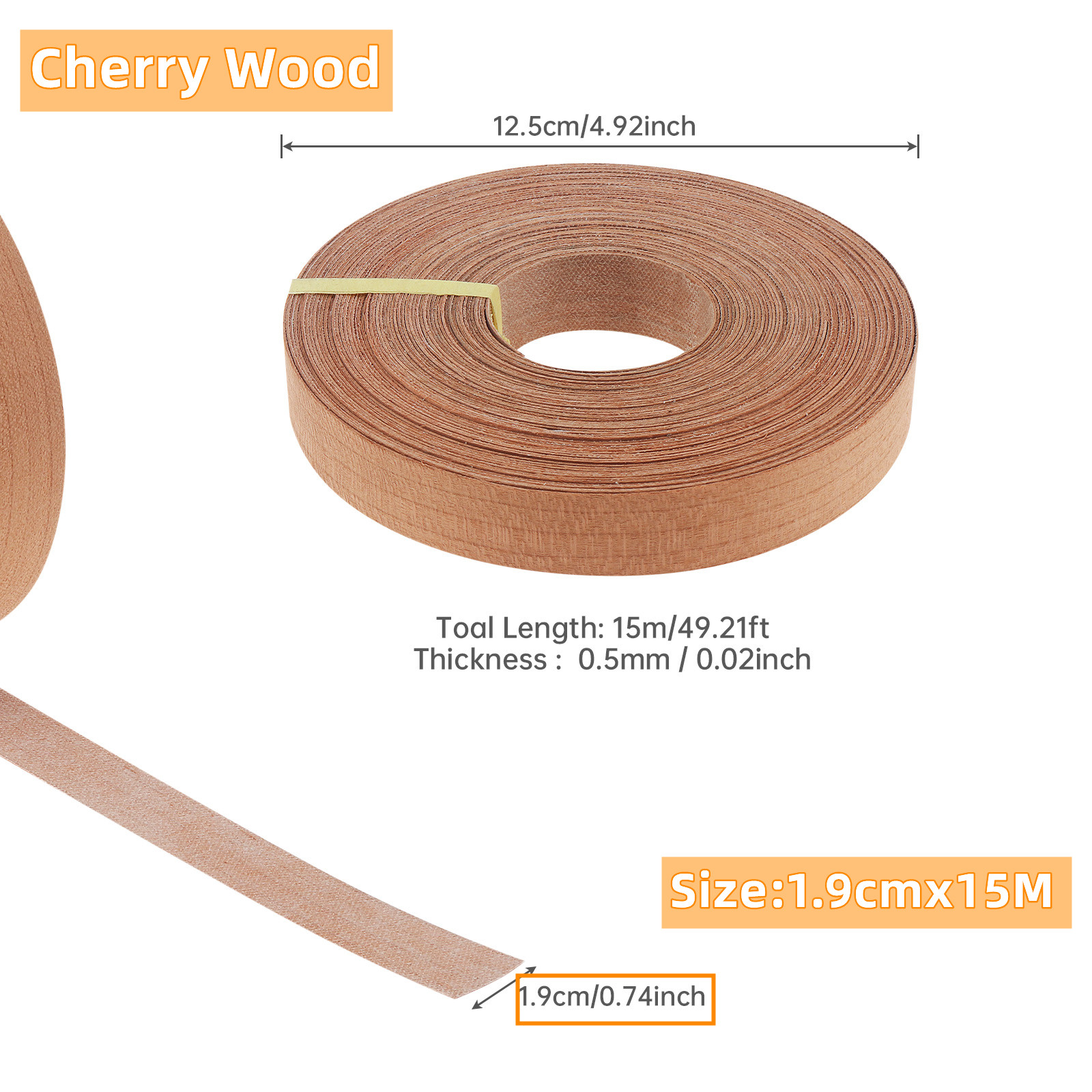 15 Meter Wood Edge Strip Banding Melt Self-Adhesiv... – Grandado