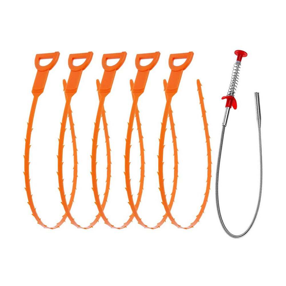 6pack Accessories Snake Spring Flexible Drains Cle... – Grandado