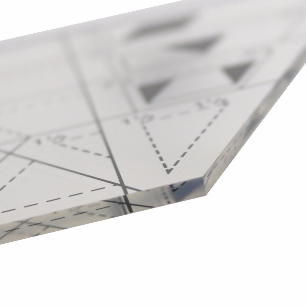 1 Pc 21*11.5cm Acrylic Multifunctional Polygon Rul... – Vicedeal