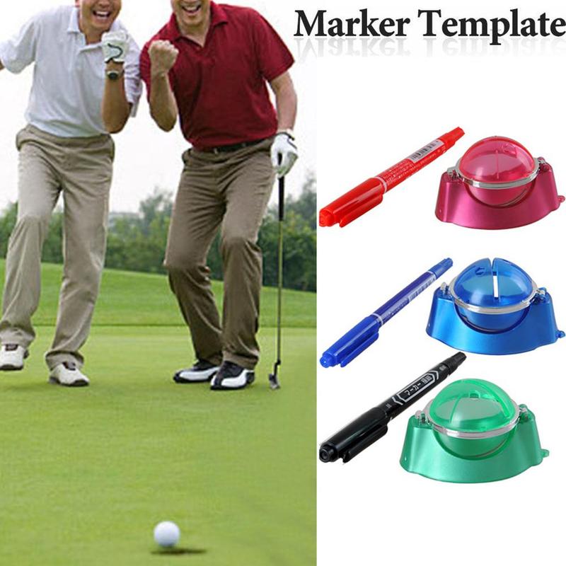 Golfbal Uitlijning Lijn Marker Marks Template Draw... – Grandado