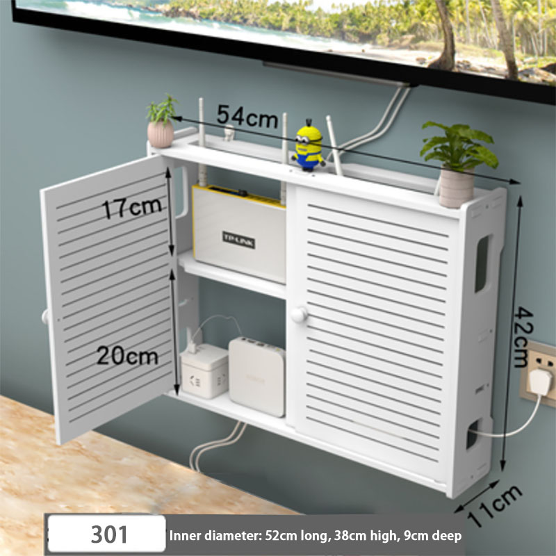 1Pc Extra Grote Draadloze Wifi Router Plank Opberg... – Grandado