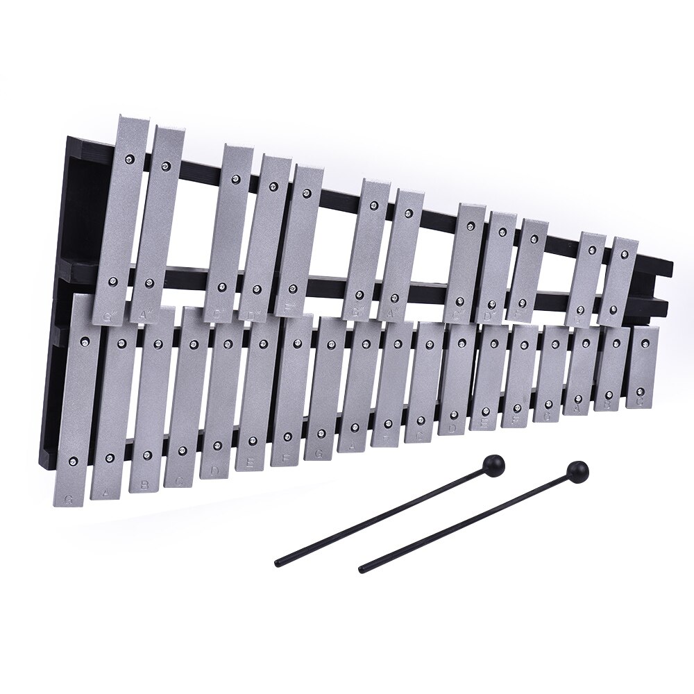 Foldable 30 Note Glockenspiel Xylophone Wooden Fra... – Grandado