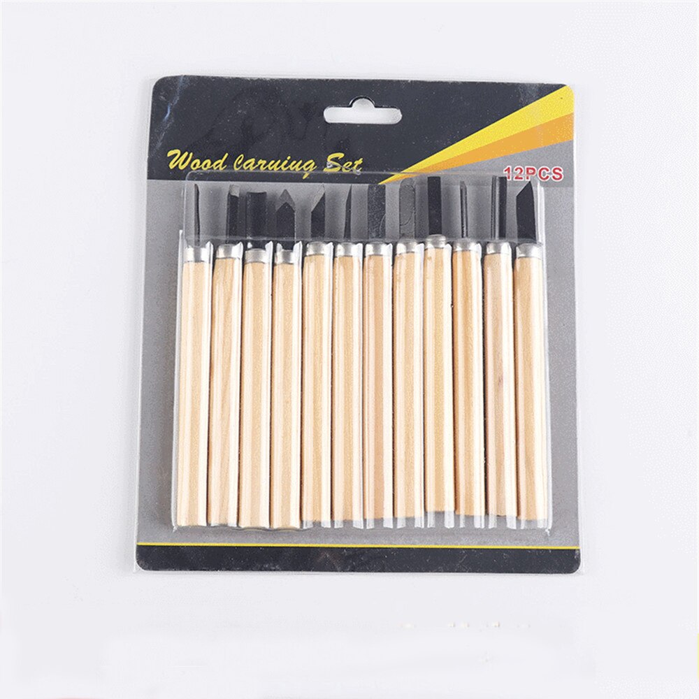 3/6/8/10/12pcs Wood Carving Chisel Knifes Hand Too... – Vicedeal