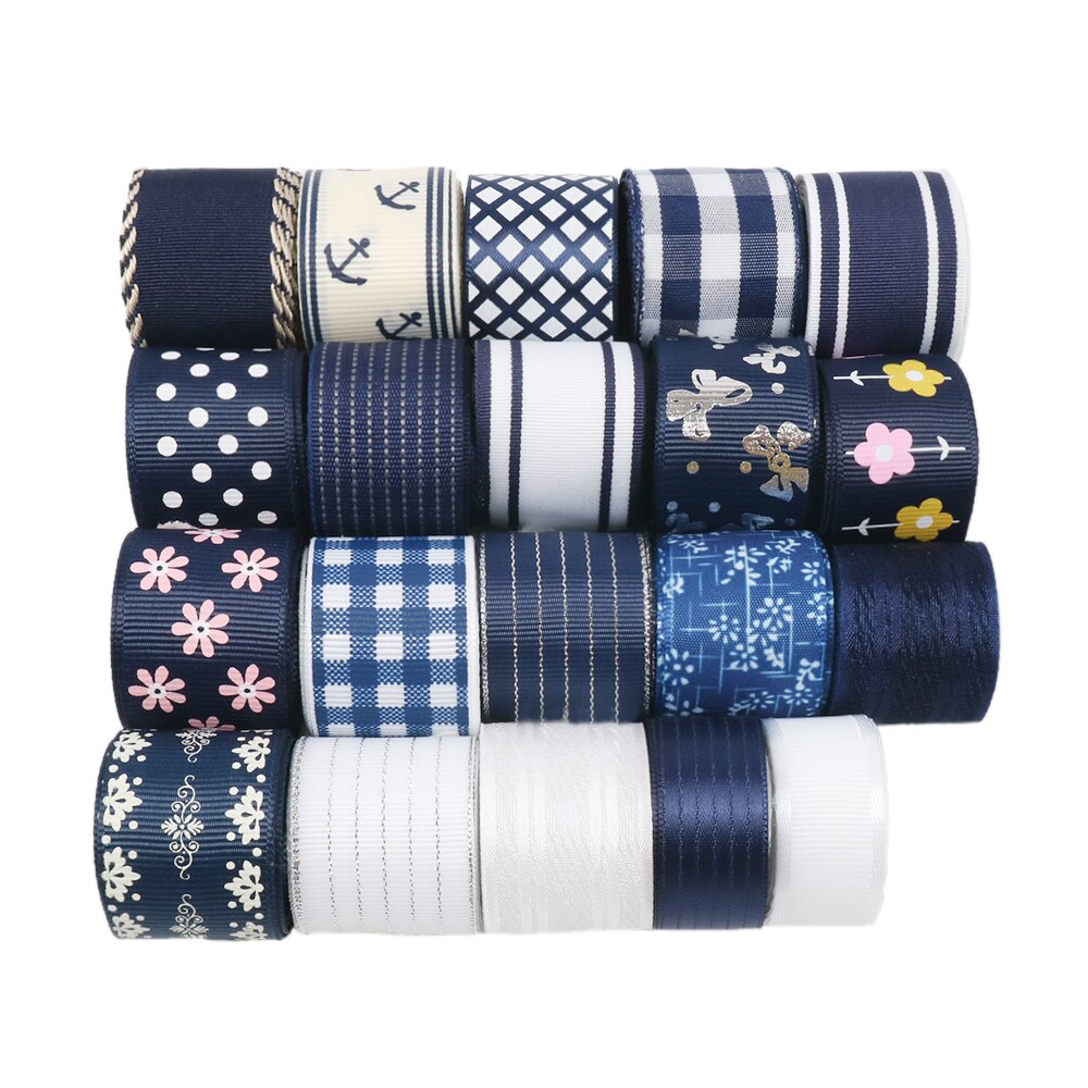 20 rolls/Set Gemengde Patronen Gedrukt Grosgrain L... – Grandado
