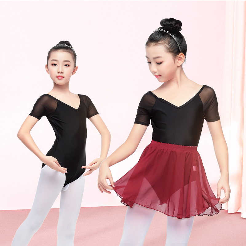 Ballet Leotard Girls Ballerina Costume Black Dance... – Grandado
