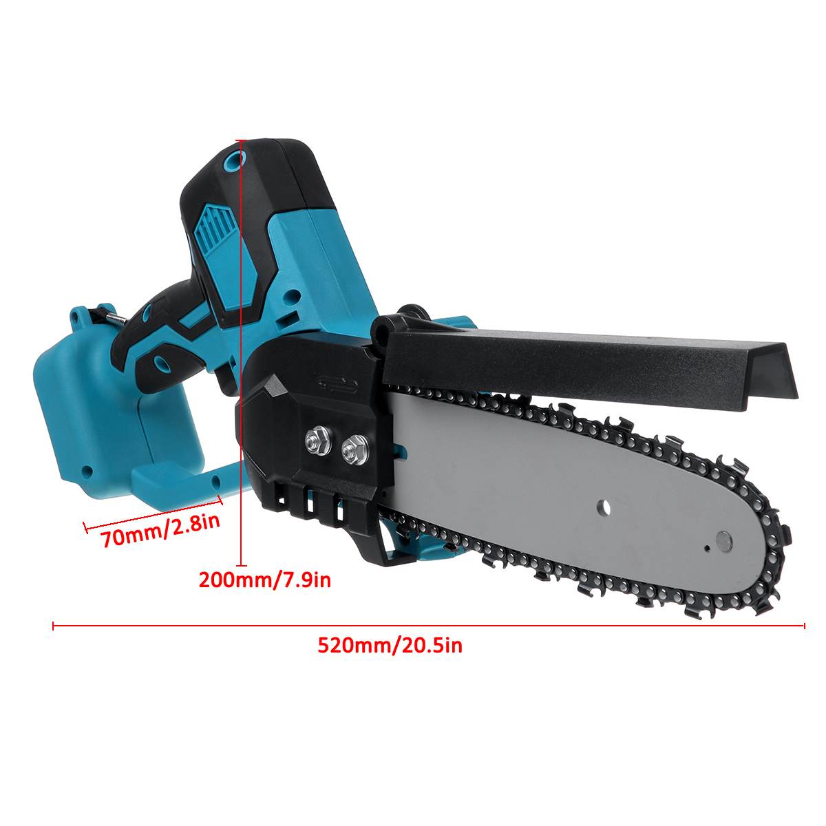 8 Inch Electric Chain Saw Portable Cordless Chains... – Grandado