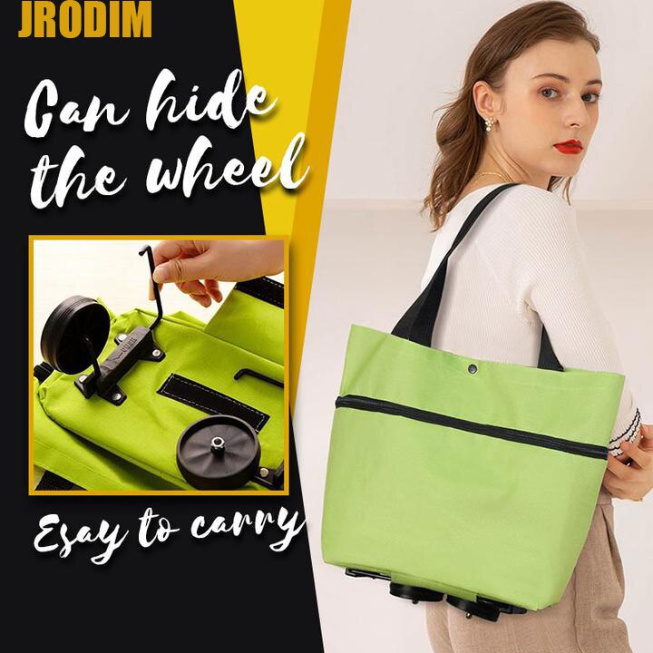 JRODIM – sac de courses pliable avec roulettes, ch... – Grandado