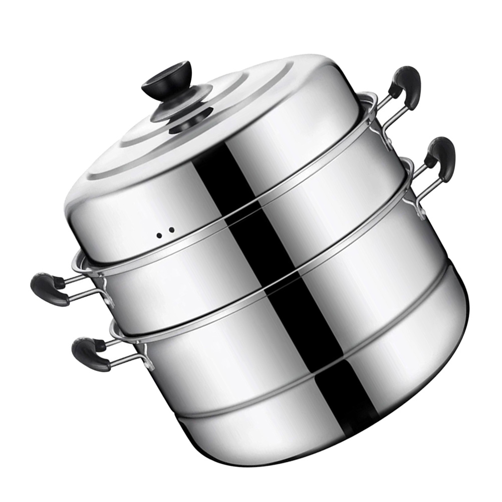 1pc Three Layers Stainless Steel Steamer Pot Durab... – Vicedeal