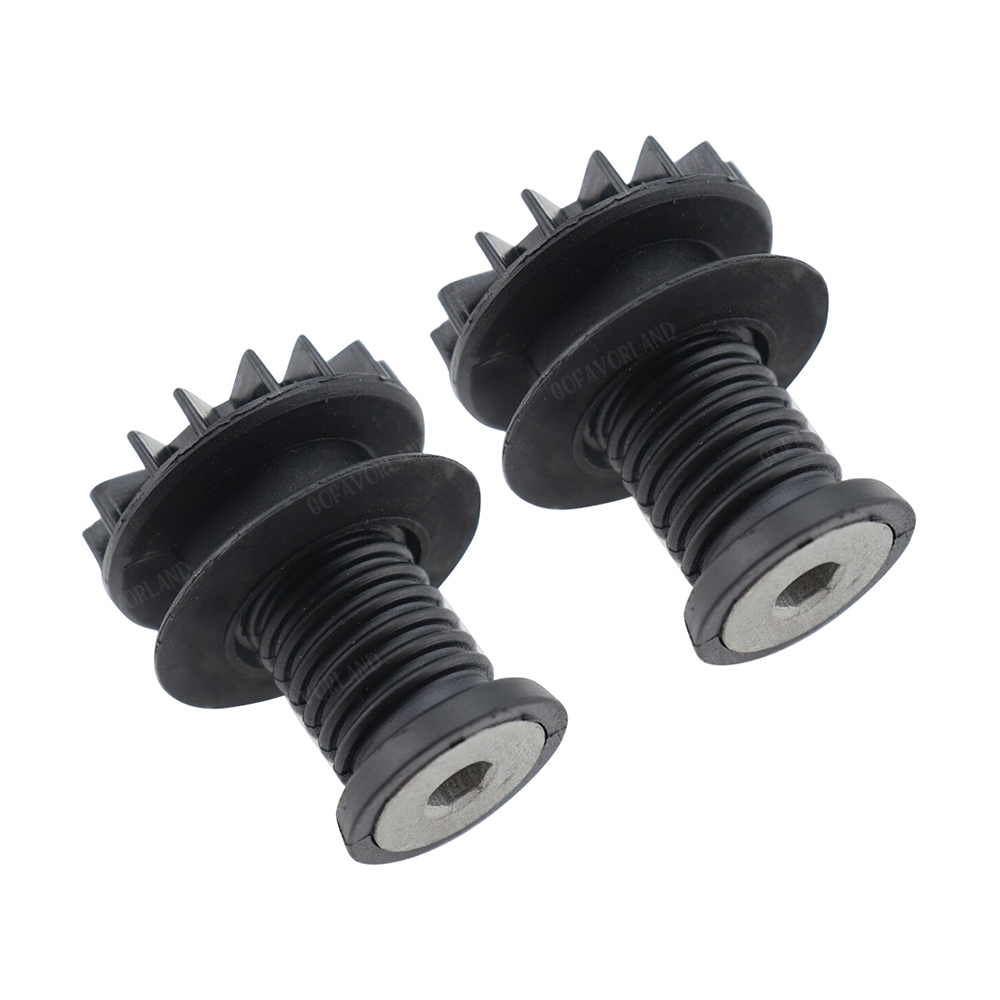 2Pcs Front Bumper Bracket Bumper End Plastic Black... – Grandado