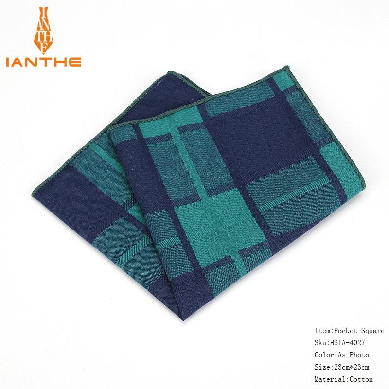 Men's Hankerchief Scarves Plaid Business Suit Hank... – Vicedeal