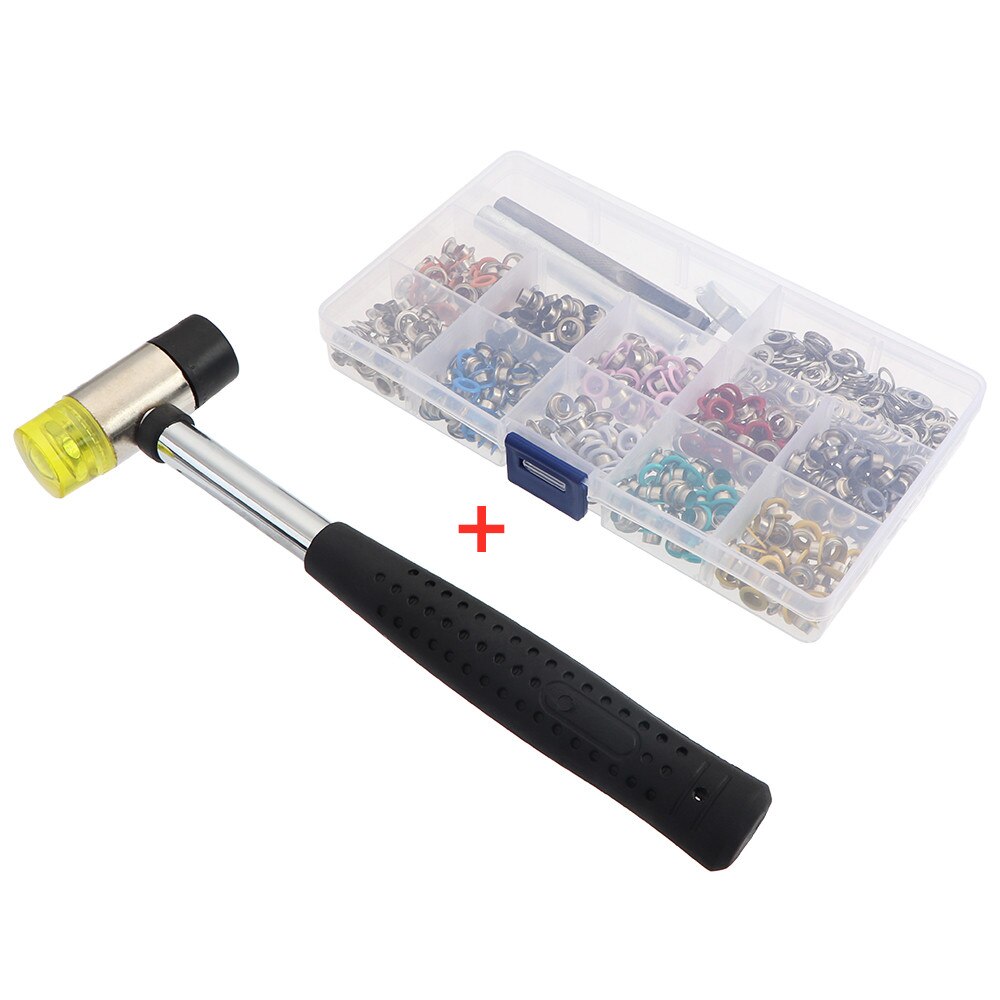 500 Sets Colorful Grommets Kit Boxed Metal Eyelets... – Vicedeal