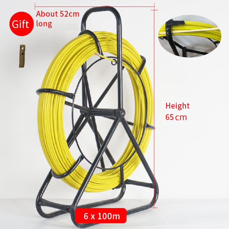 8mm x100m Guide Device Fiberglass Duct Rodder Cabl... – Grandado