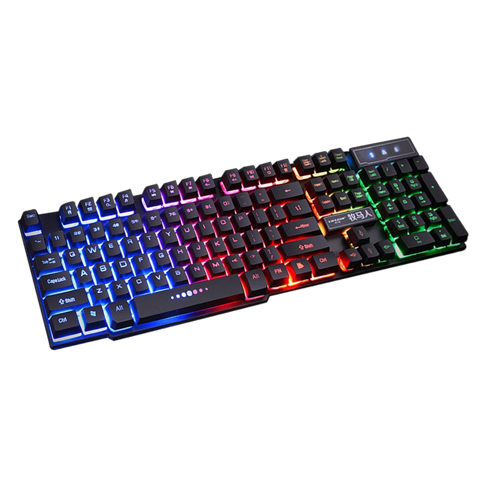 Gaming keyboard Mechanical Feel Keyboard With Rain... – Grandado