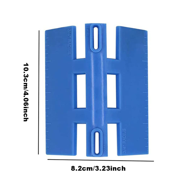 1Pcs Bullnose Trim Gauge Hoek Scribe Gauge Voor Pl... – Vicedeal