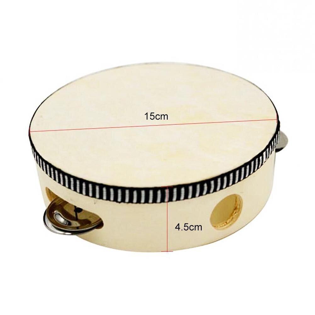 Wooden Tambourine Musical Drum-Beat Instrument Kid... – Vicedeal