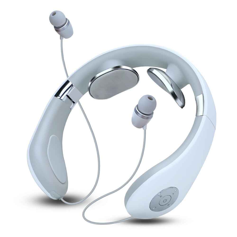 Electric Neck Massager Earphone Bluetooth Cervical... – Vicedeal