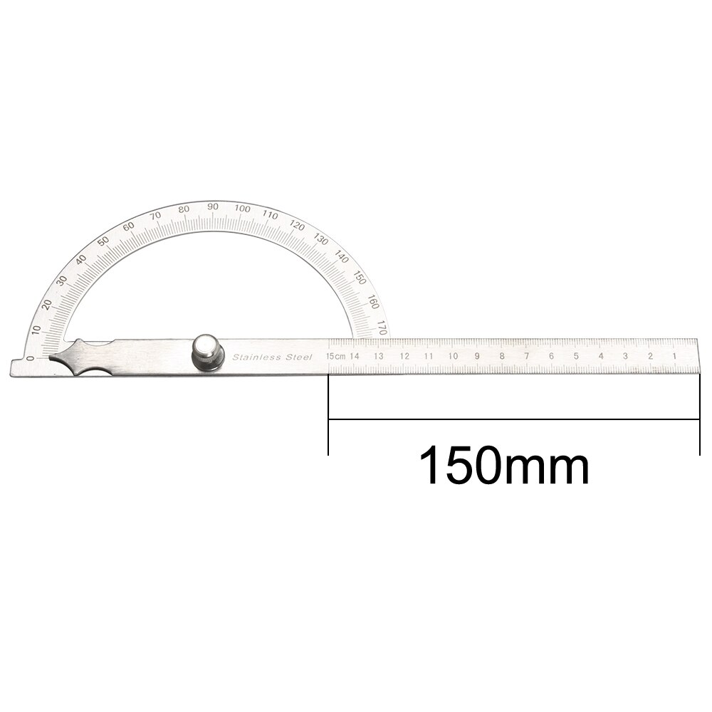 10cm 15cm 30cm 180 Degree Adjustable Protractor mu... – Vicedeal