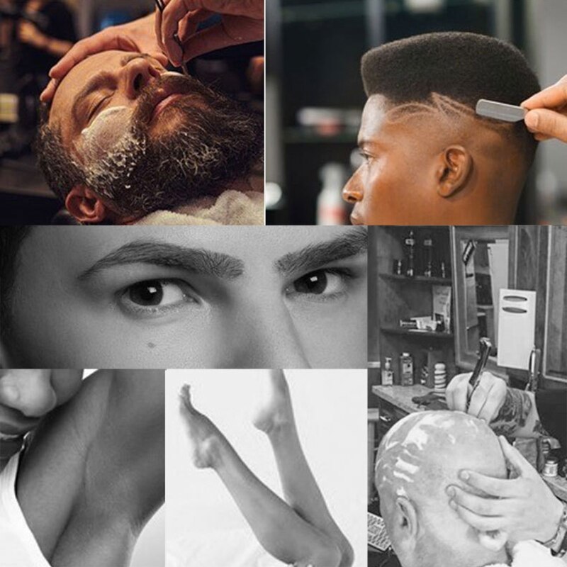 Straight Edge Barber Razor Haircut Beard Shaving M... – Grandado