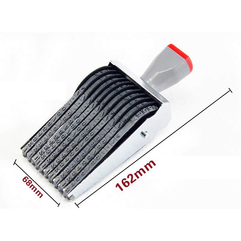 Multipurpose 10 Digit Alphabet Rolling Rubber Stam... – Vicedeal