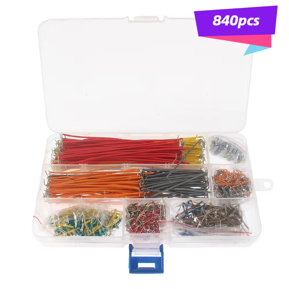 140/350/560/840Pcs Breadboard Jumper Wire Kit 14 k... – Grandado