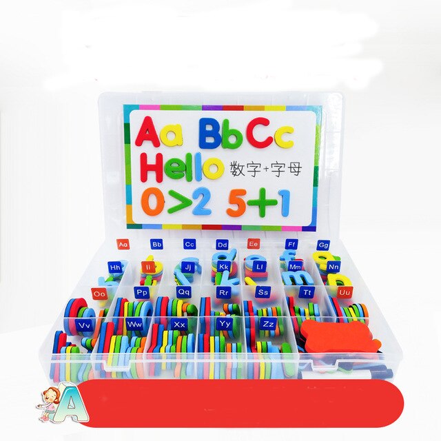208PCS Magnetic Foam Letters Teaching Aids Alphabe... – Grandado