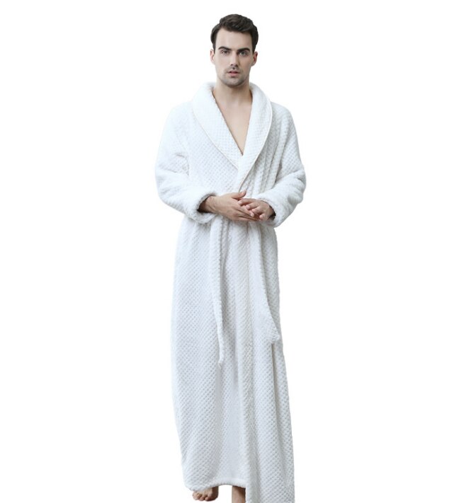 Thick Terry Robes for Men Warm and Soft Length to ... – Vicedeal
