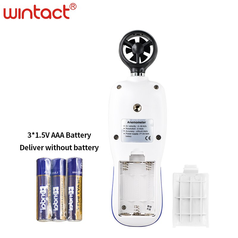Digital wind speed meter scale Anemometer Thermome... – Grandado