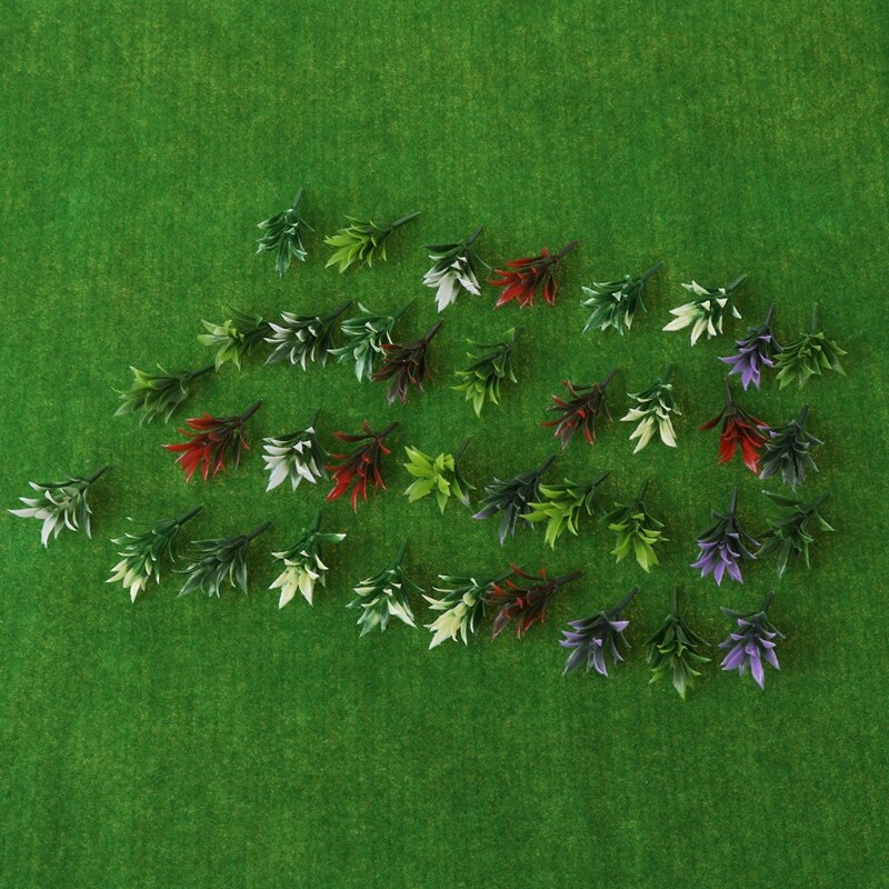 100pcs 1:100 HO Scale Flower Grass Mix Colors Mode... – Grandado
