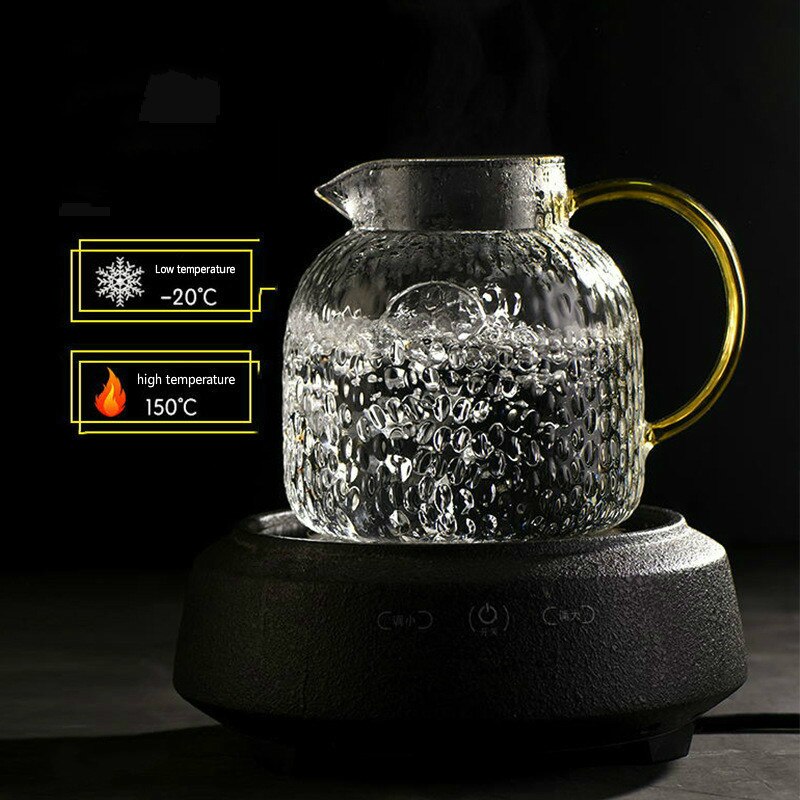 Cold Glass Water Bottle Jar Kettle Transparent Lar... – Vicedeal