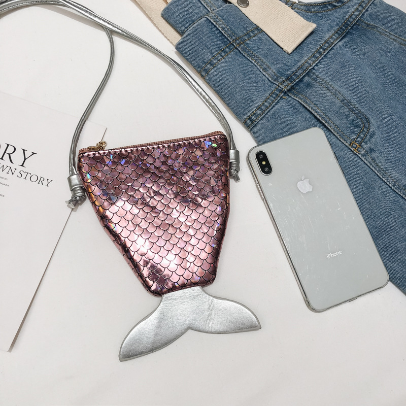 Mermaid Sequin Bling Bag for Girls Purses Backpack... – Grandado